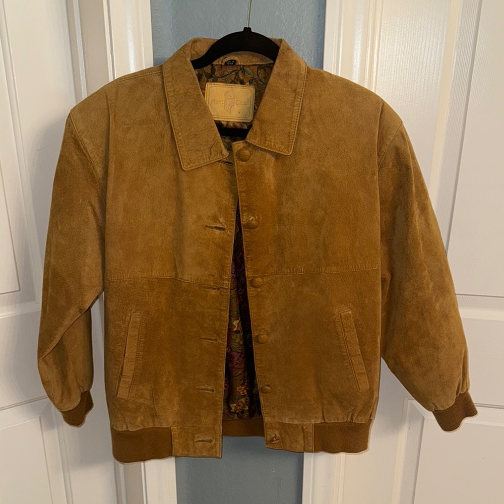 Vintage Hunt Club Tan Suede Jacket - Gem